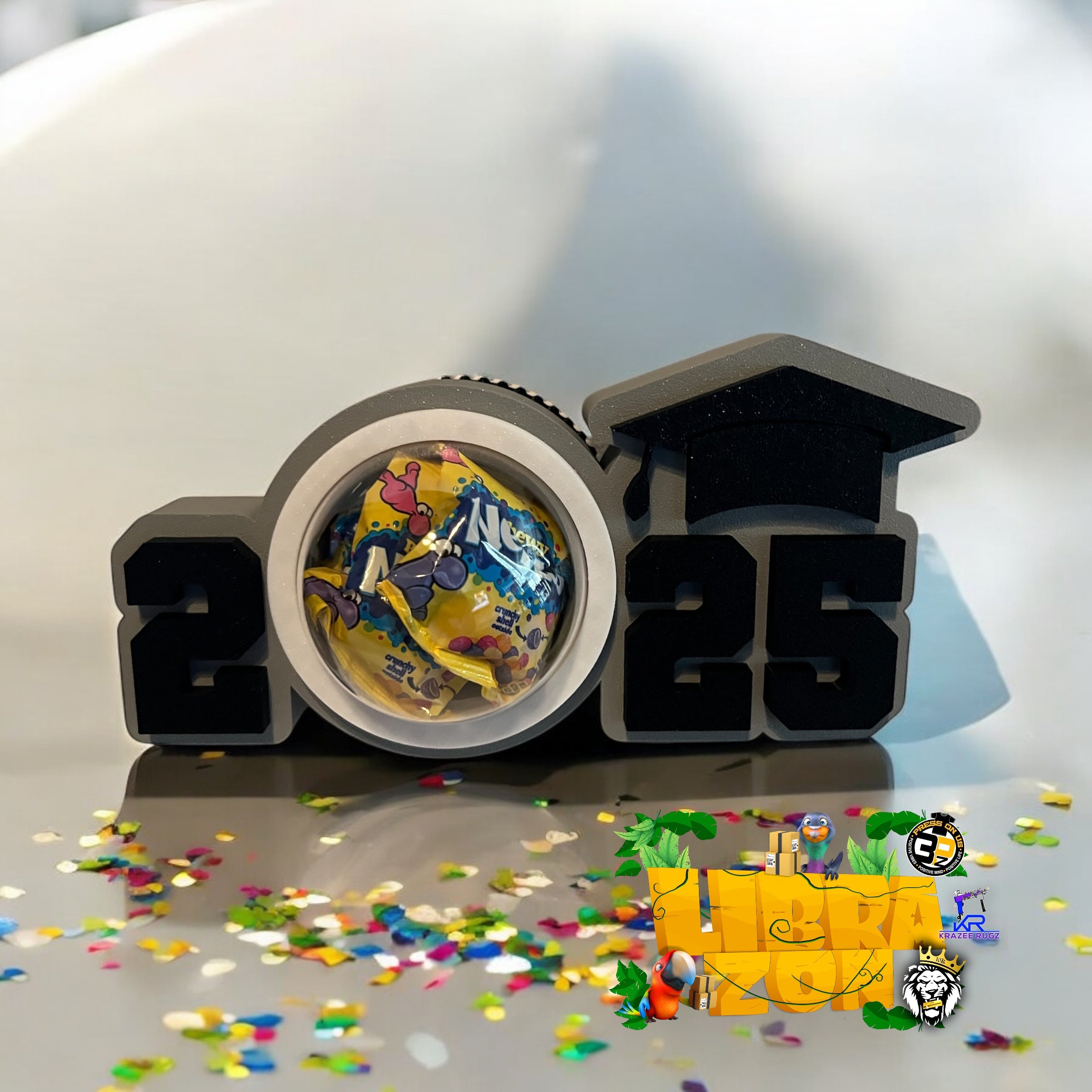2025 Graduation candy/money Dome 3MF 3D FILE – LIBRAZON