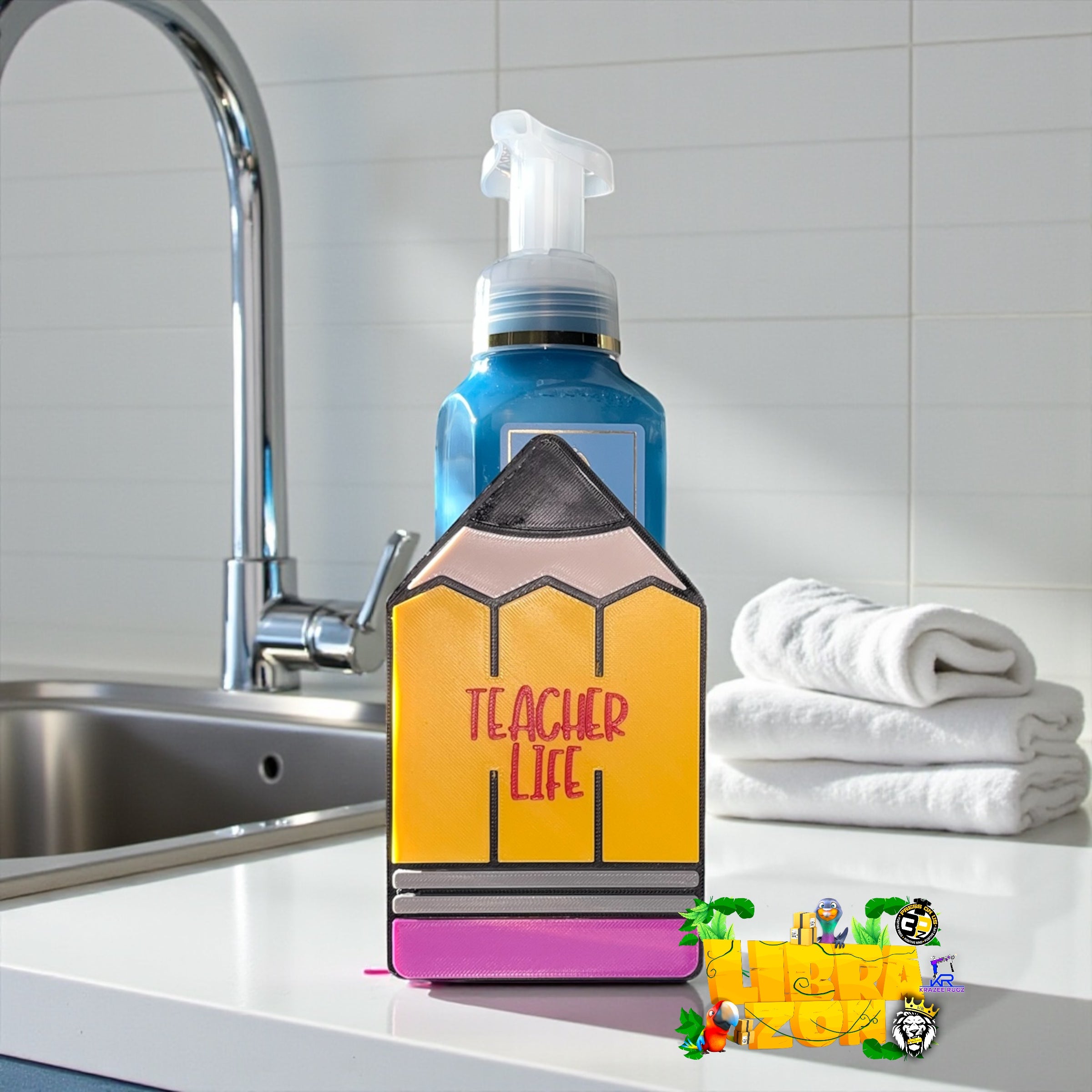 Pencil Soap Dispenser (3MF file) – LIBRAZON